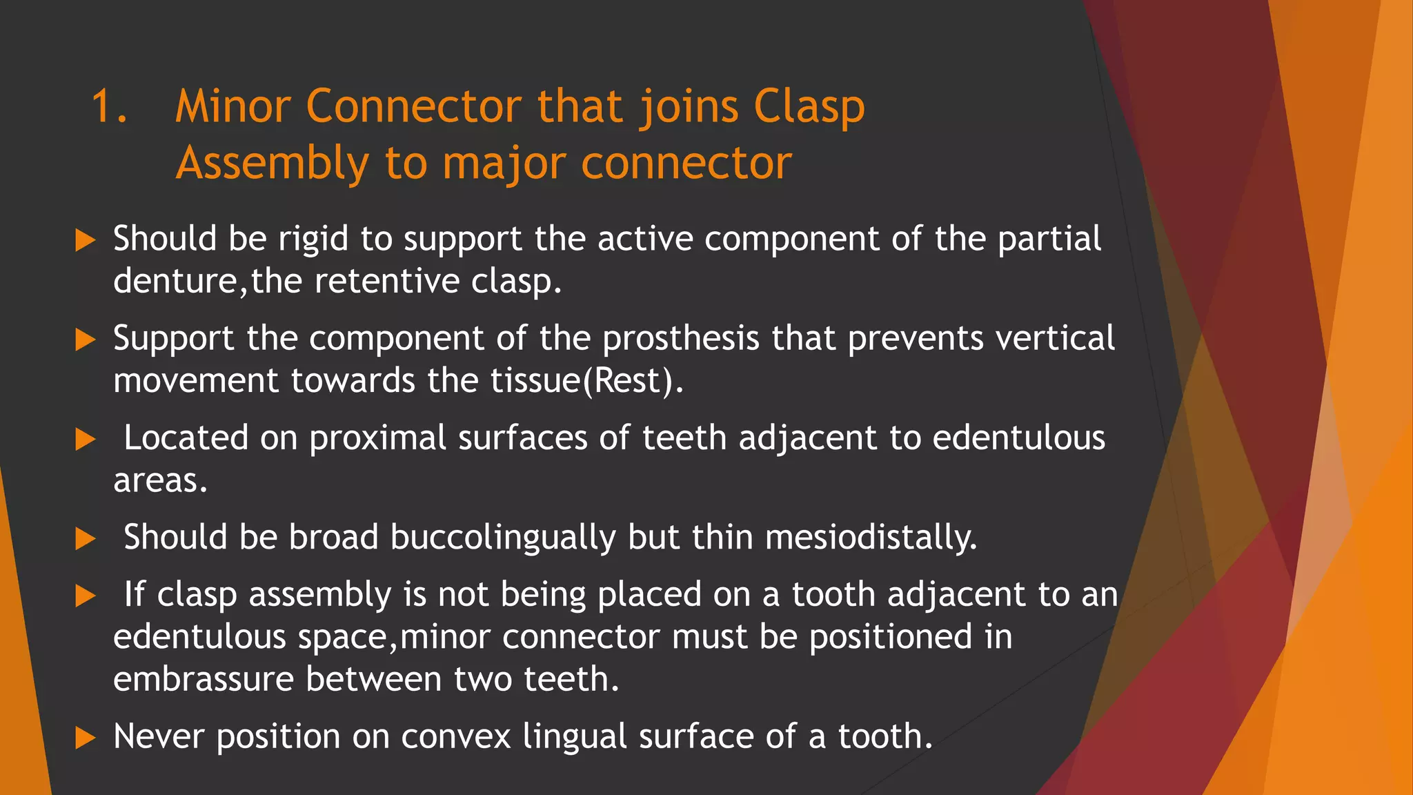 Minor connectors | PPT