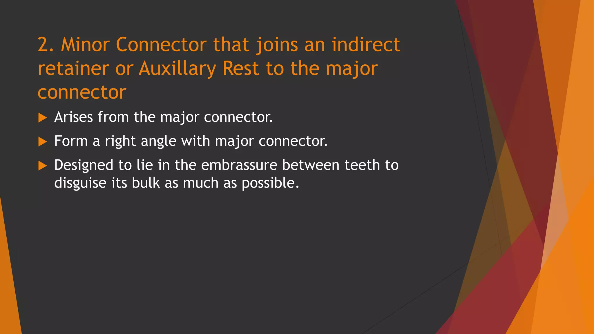 Minor connectors | PPT