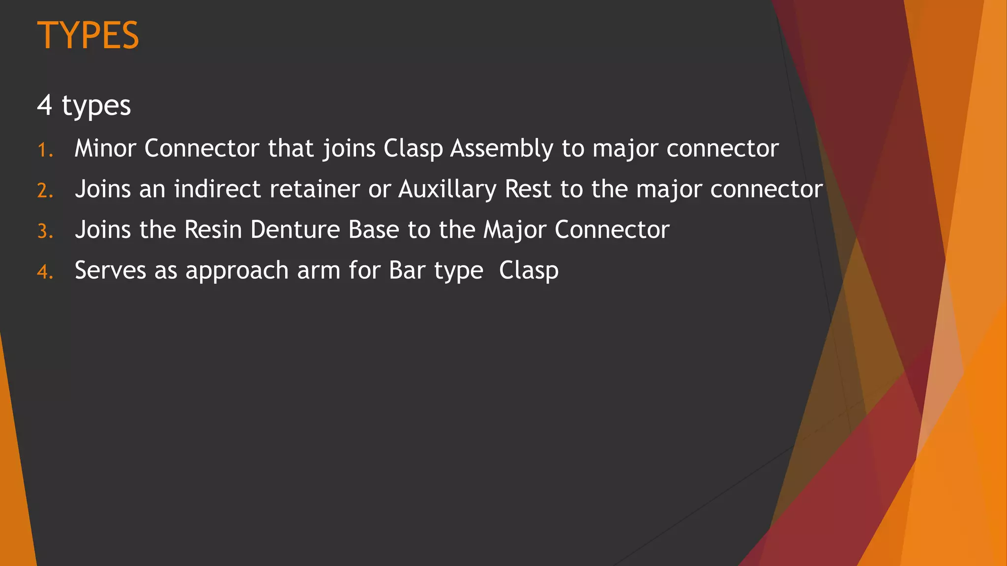 Minor connectors | PPT