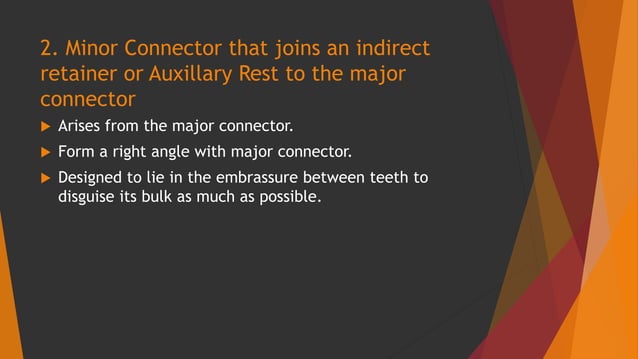 Minor connectors | PPT