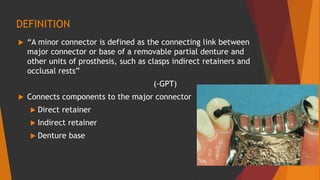 Minor connectors | PPT