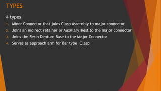 Minor connectors | PPT