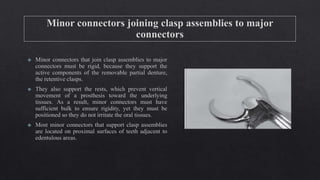 Minor connectors | PPTX | Dental Health | Diseases and Conditions