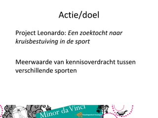 Minor da vinci op de Hanze | PPT