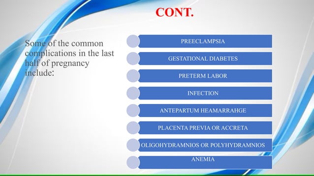 MINOR DISCOMFORT & COMPLICATION DURING PREGNANCY.pptx