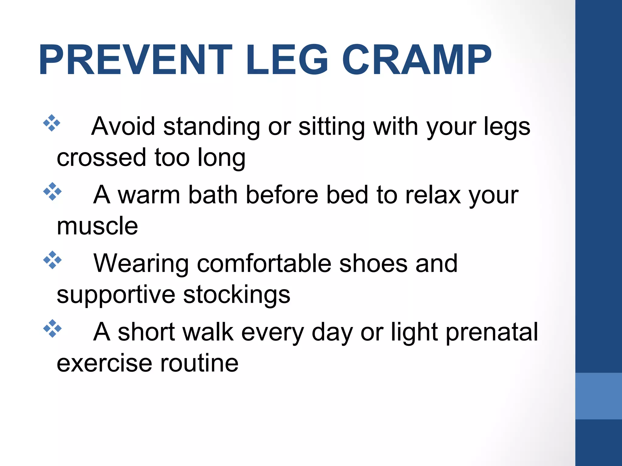 Minor discomfort of pregnancy cramps | PPT