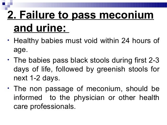 Minor Disorders Of Newborn