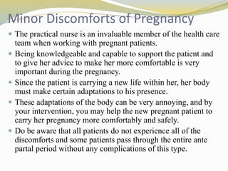 Minor disorders of pregnancy | PPTX