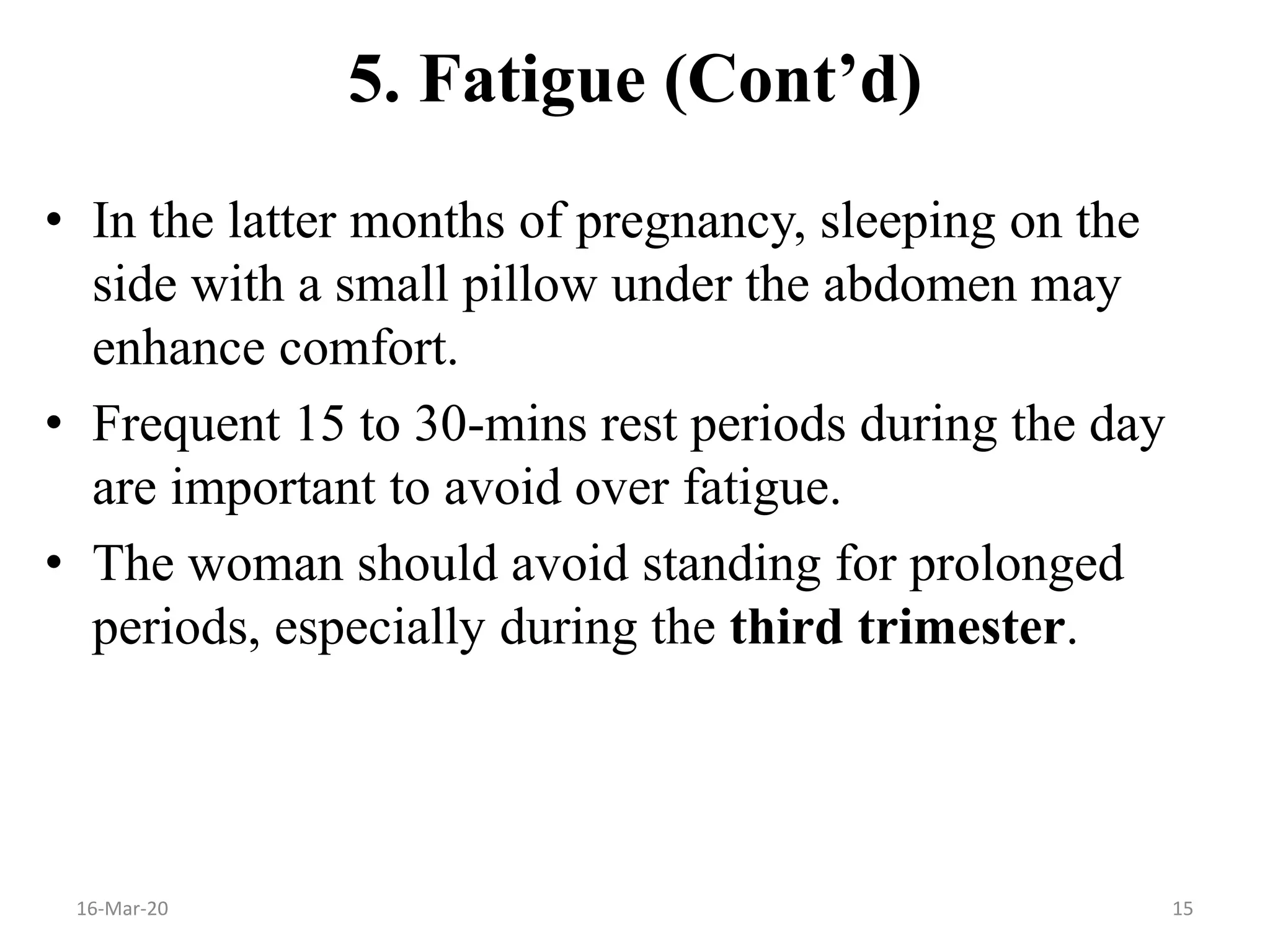 Minor disorders of pregnancy | PPTX