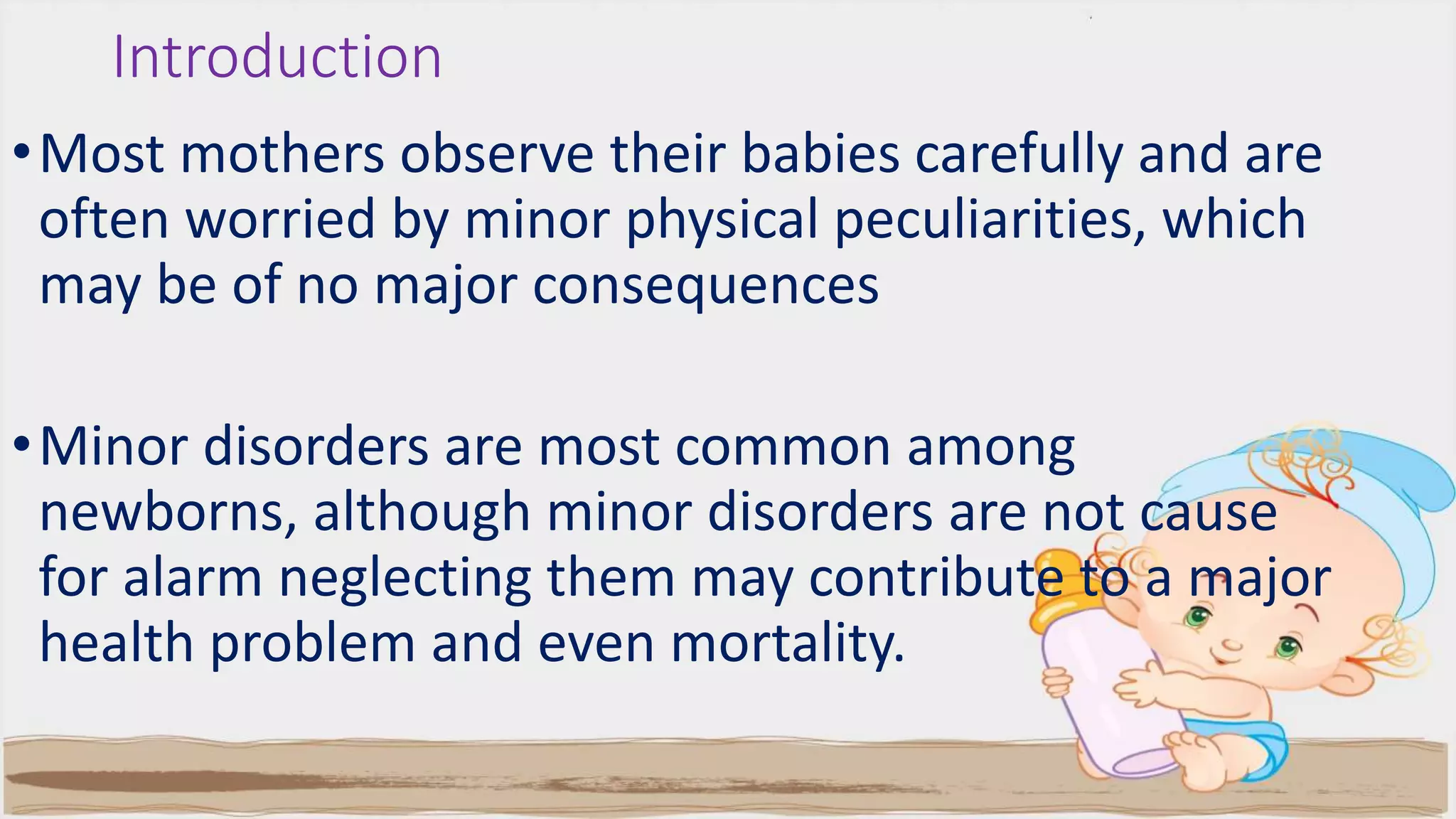 Minor disorders of puerperium | PPTX