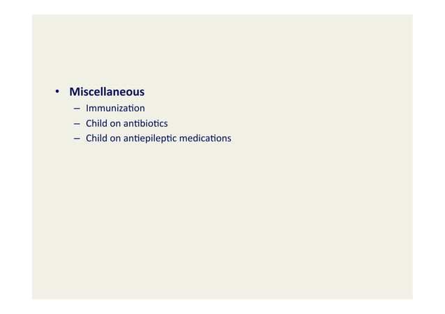 Minor Illnesses & Common Pediatric Procedures | PPT