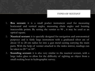 Minor instruments in surveying | PPTX