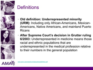Minorities in-Medicine AAMC | PDF