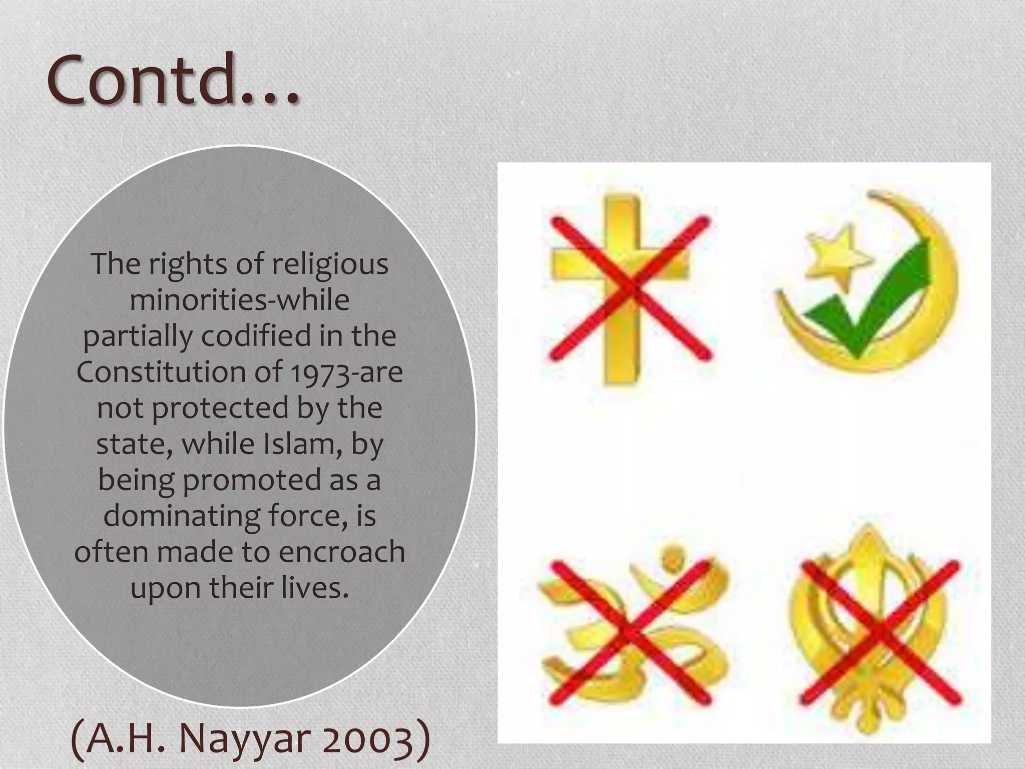 Minorities in pakistan | PPTX