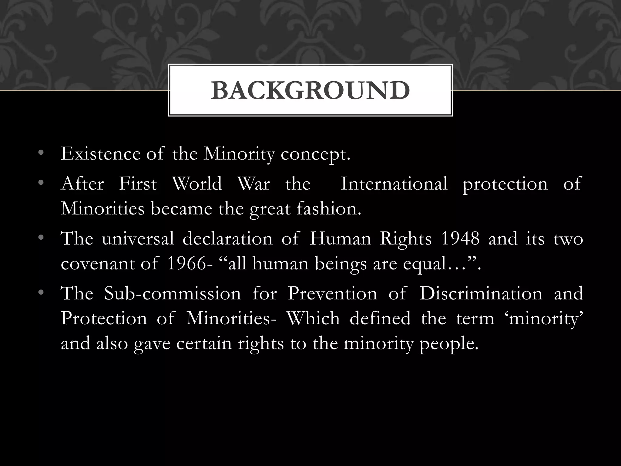 Minorities right in india | PPTX