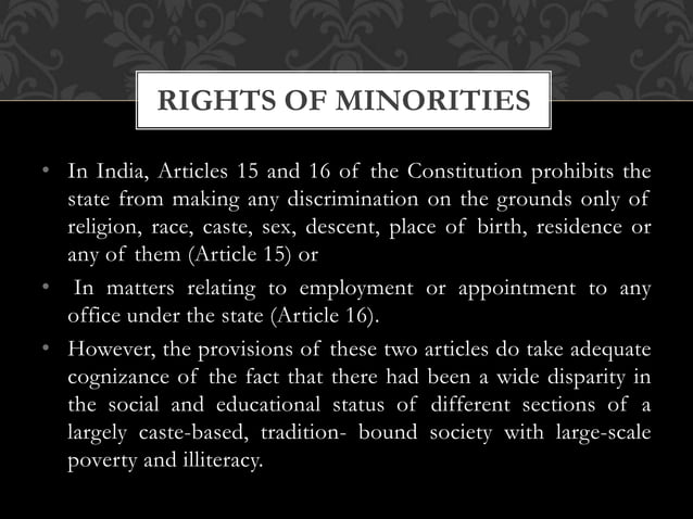 Minorities right in india | PPTX