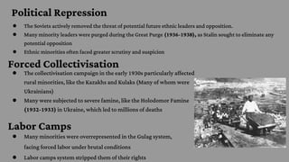 Minorities Under Stalin's Russian History | PDF