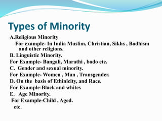 Minority rights social work prevention | PPTX