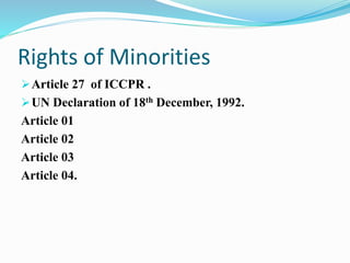 Minority rights social work prevention | PPTX