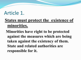Minority rights social work prevention | PPTX