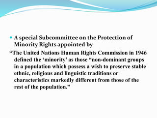 Minority rights social work prevention | PPTX