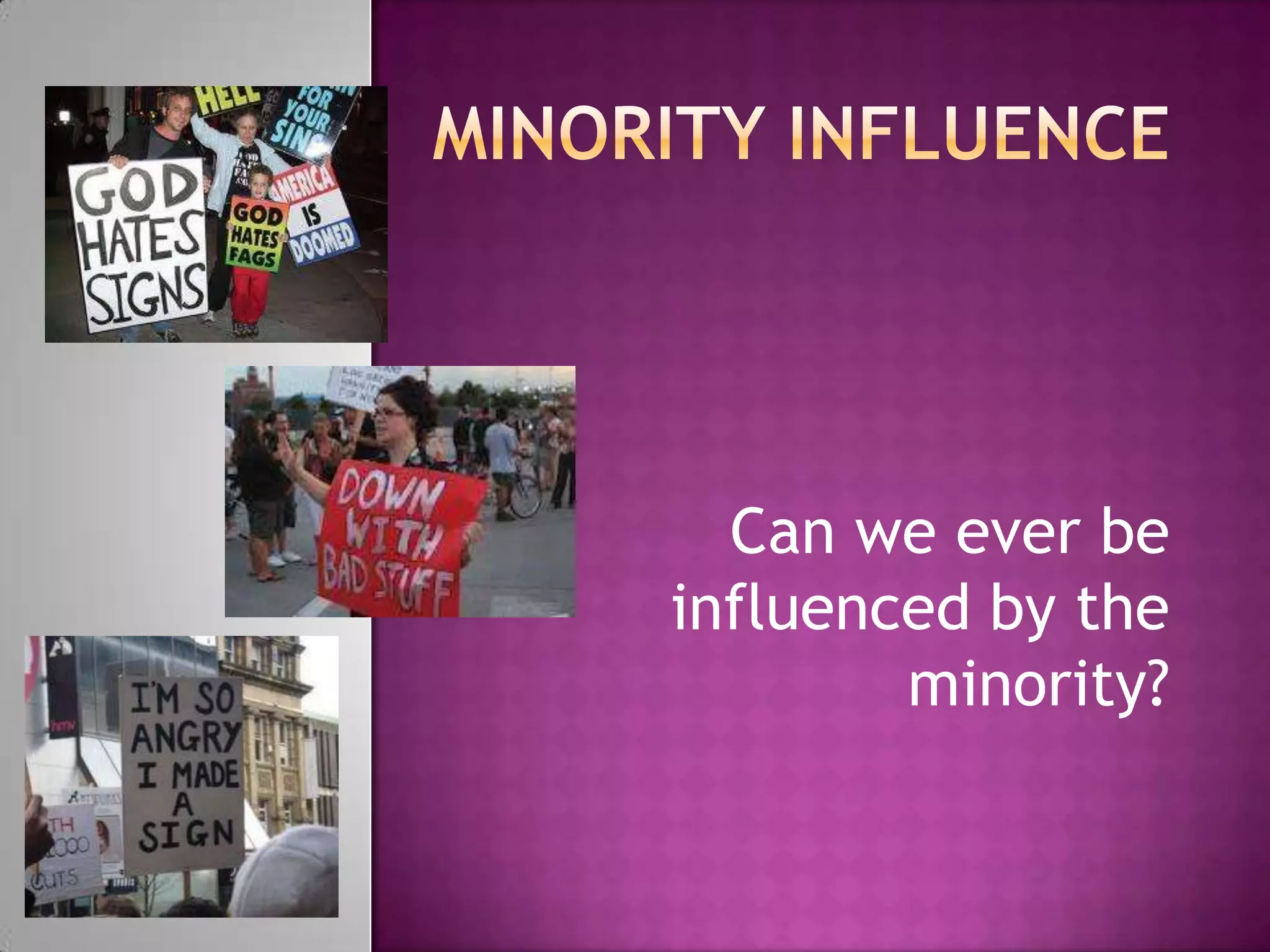 Minority Influence | PPTX