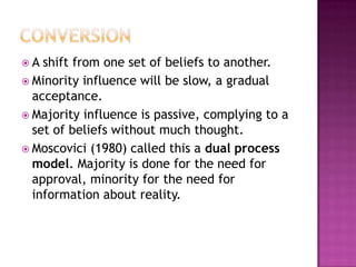 Minority Influence | PPTX