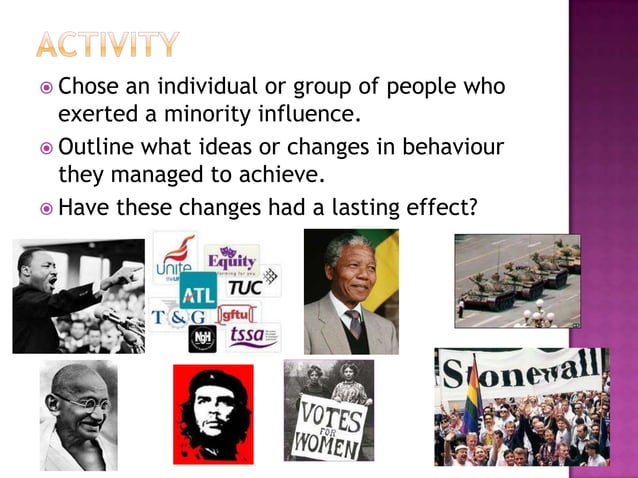 Minority Influence | PPTX | Politics