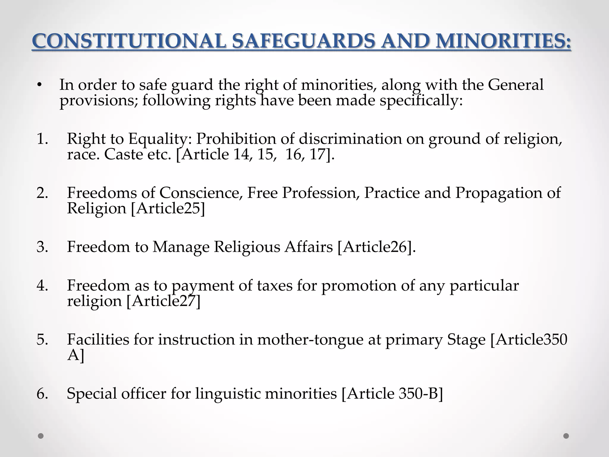 Minority rights in india | PPTX