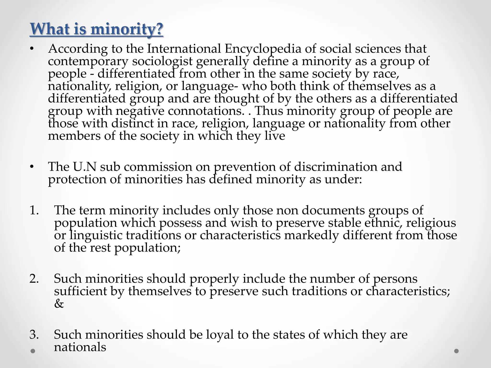 Minority rights in india | PPTX