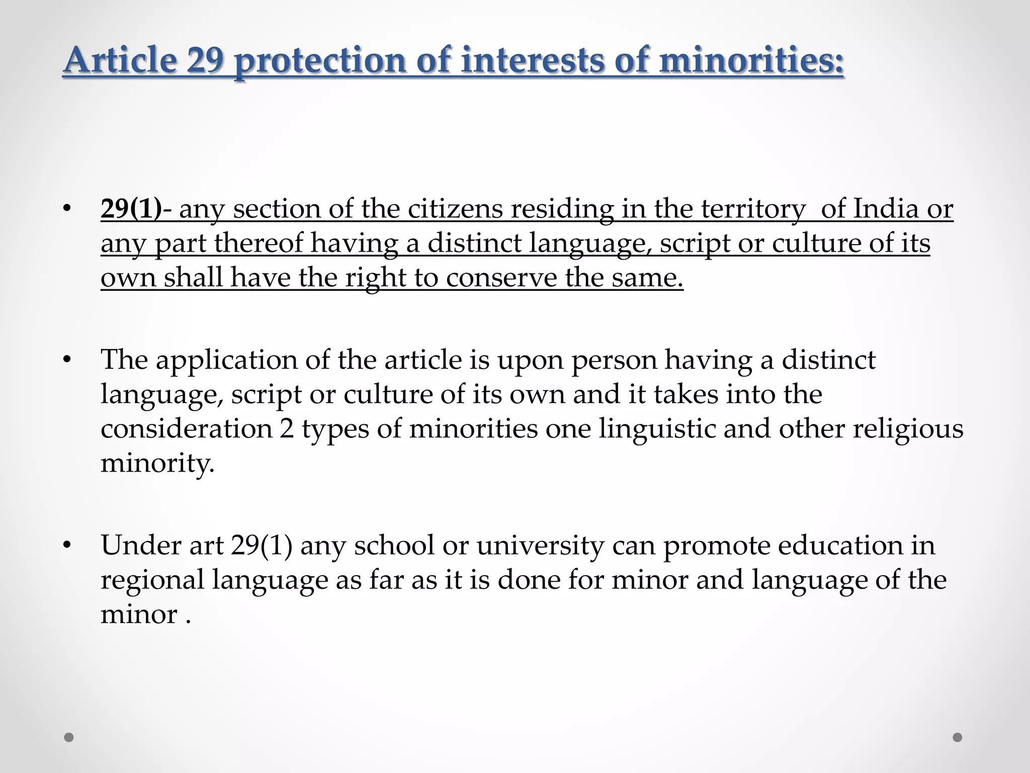 Minority rights in india | PPTX