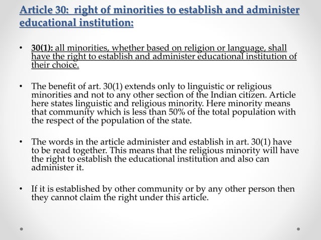 Minority rights in india | PPTX | Religion & Spirituality