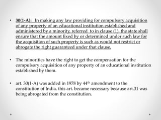 Minority rights in india | PPTX
