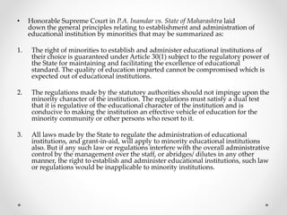 Minority rights in india | PPTX