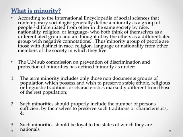 Minority rights in india | PPTX | Religion & Spirituality