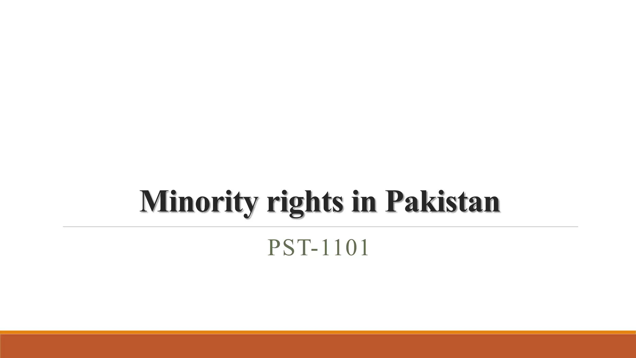 minority rights in pakistan .pptx