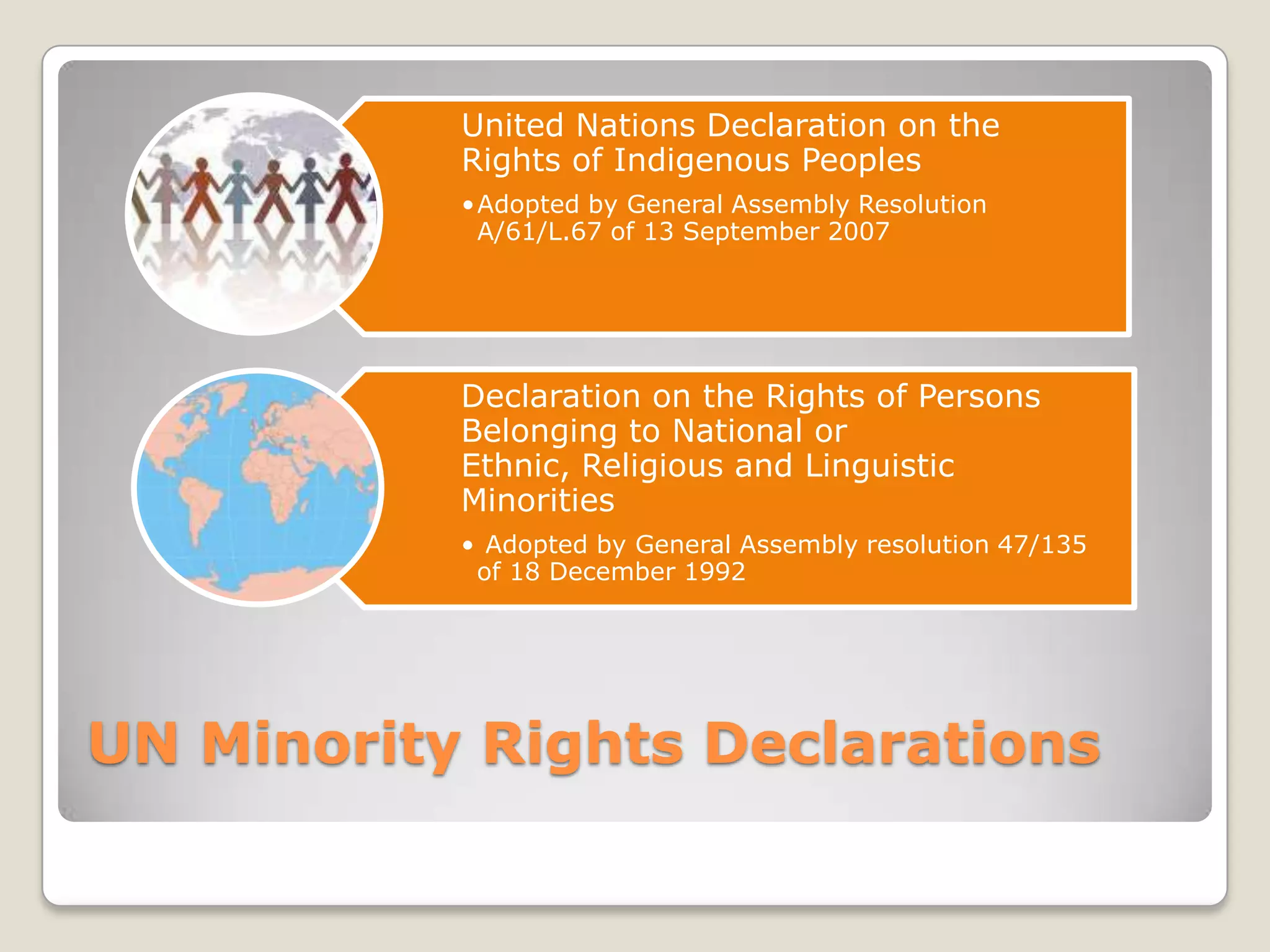Minority rights presentation io 2012 10-31 | PPTX