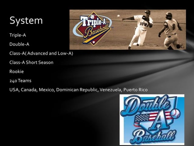 Minor league baseball system | PPT