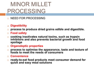 Minor millet | PPTX