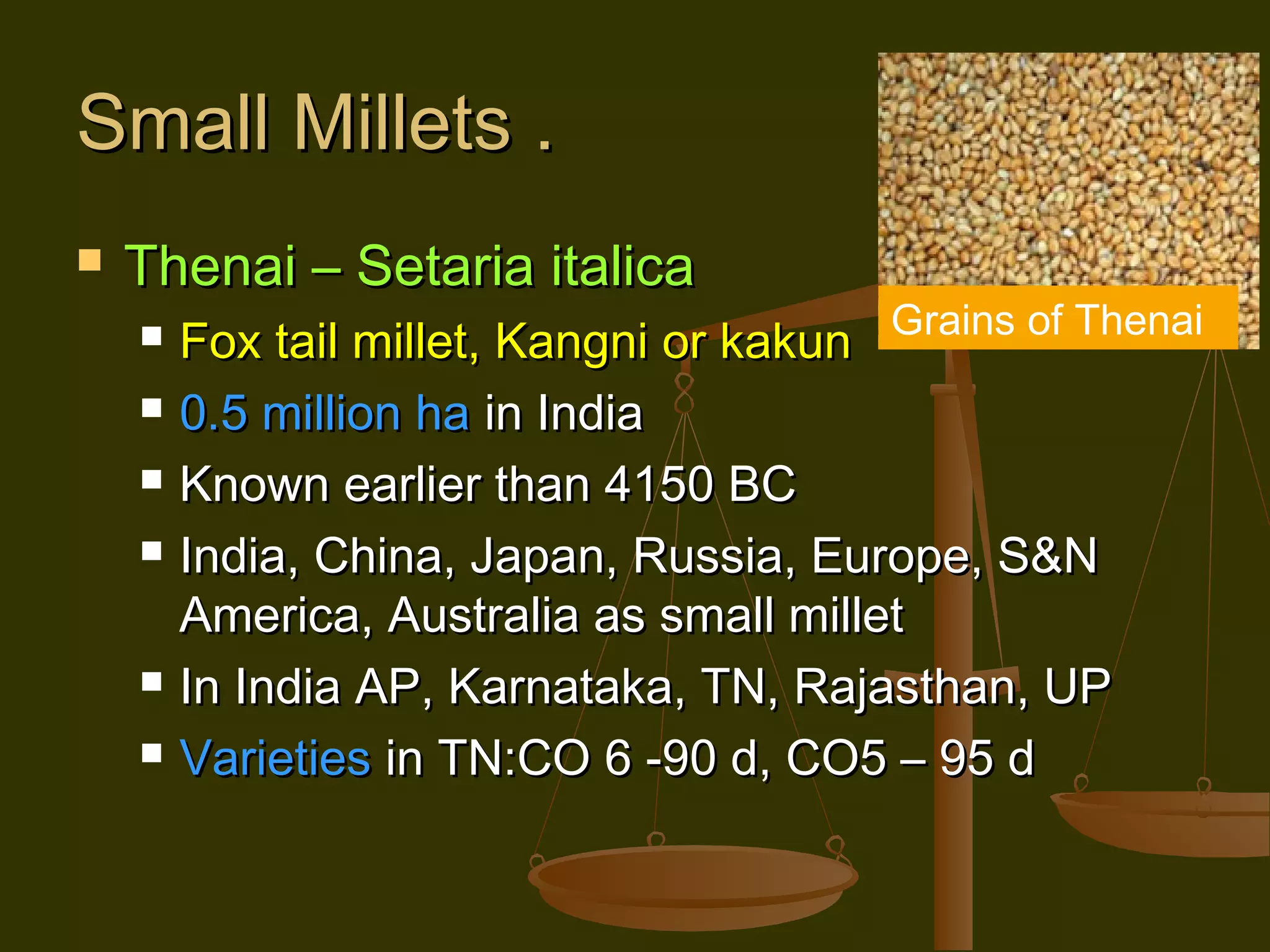 Minor millets | PPT