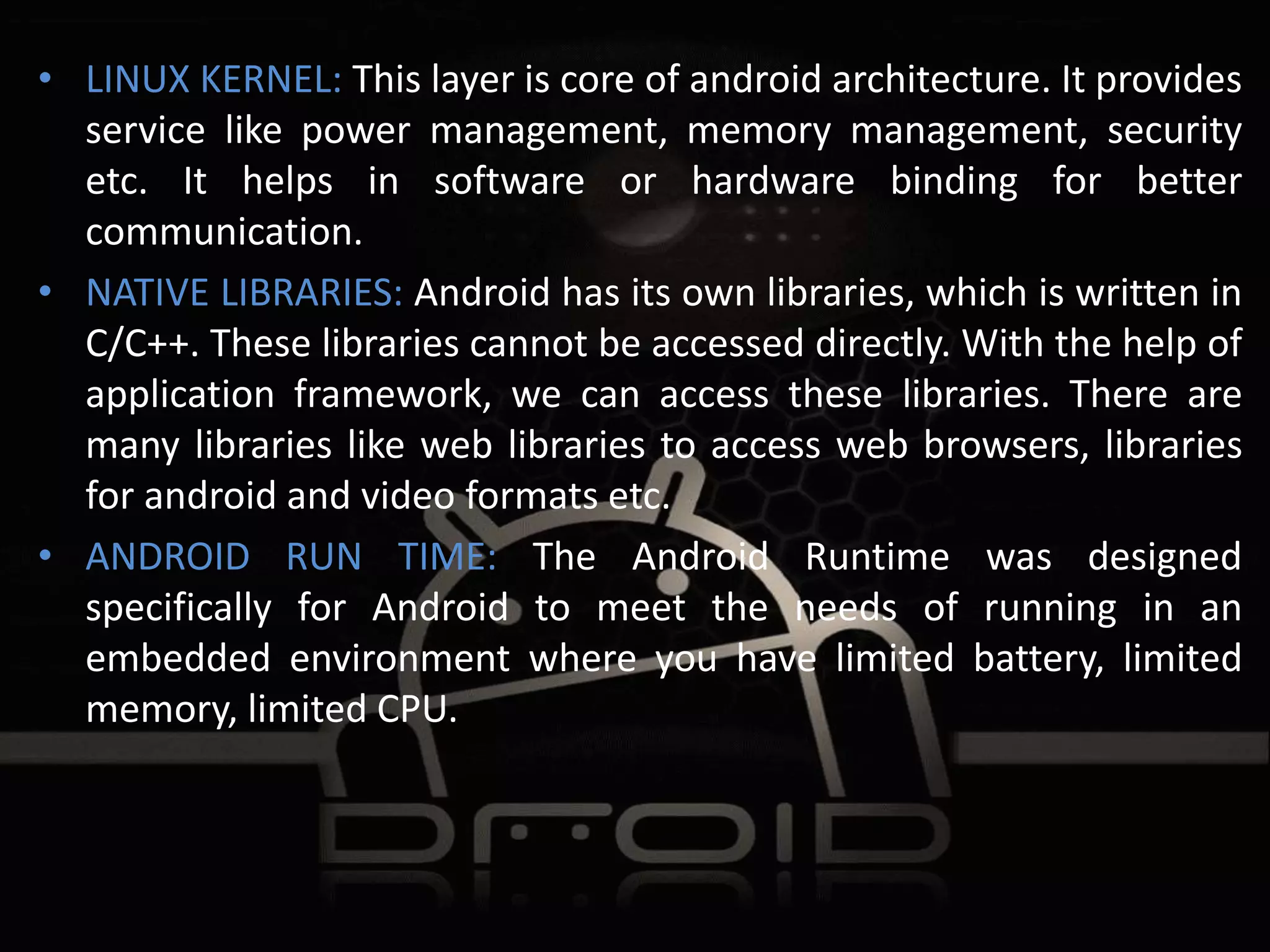 Android alumni application | PPTX