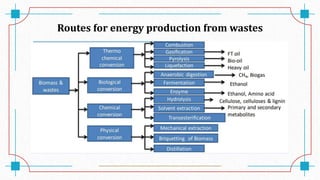 Waste to Energy Conversion | PPTX