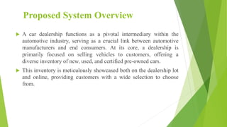 minor_ppt.pptx car dealership presentation | PPTX