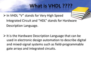 Vending Machine Controller using VHDL | PPTX
