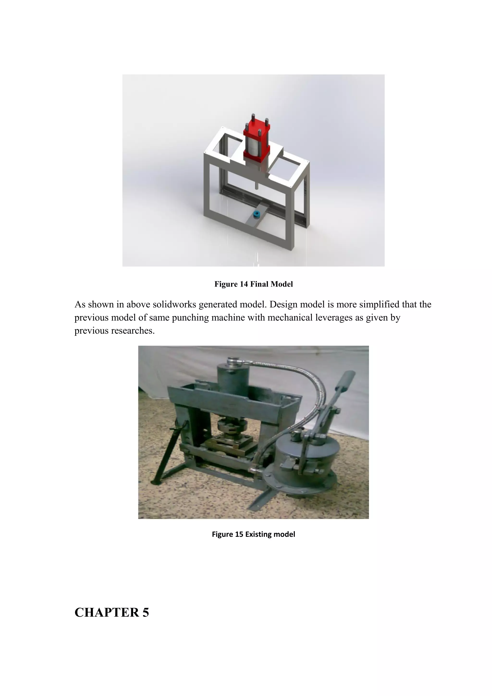Minor project Report on DESIGN OF HYDRAULIC SHEET METAL PUNCHING ...
