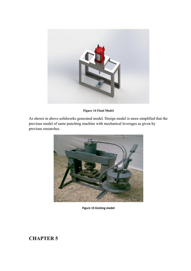 Minor project Report on DESIGN OF HYDRAULIC SHEET METAL PUNCHING ...