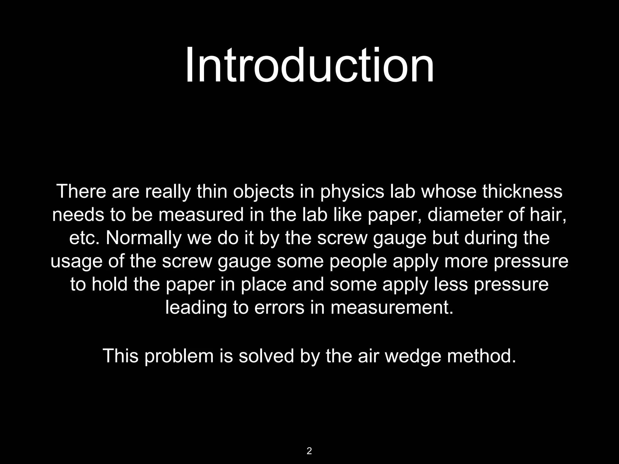 Air Wedge Interference | PPTX