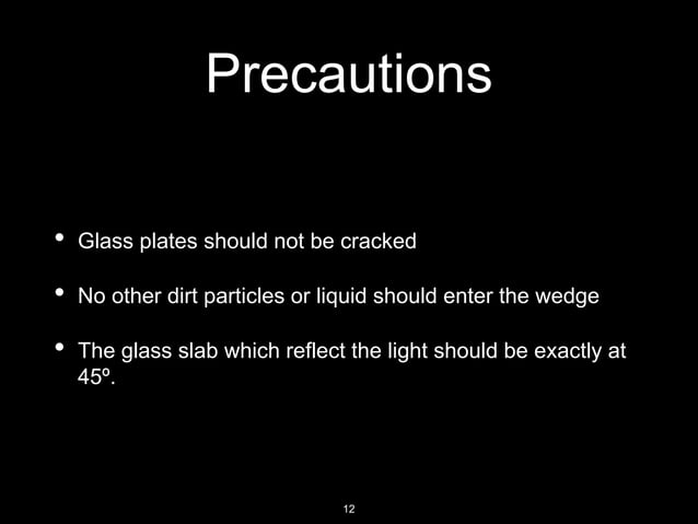 Air Wedge Interference | PPTX | Physics | Science