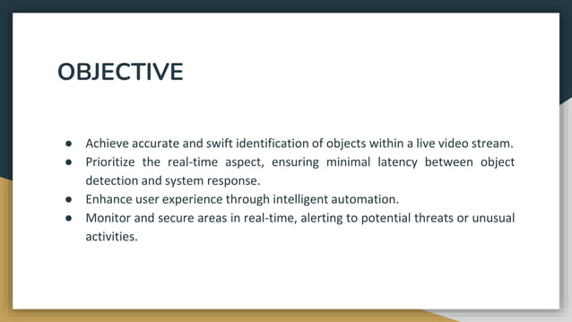 Real Time Object Detection Using Open CV | PPTX
