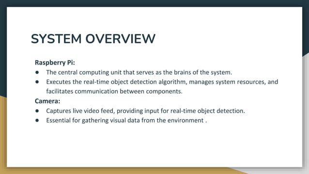 Real Time Object Detection Using Open Cv Pptx